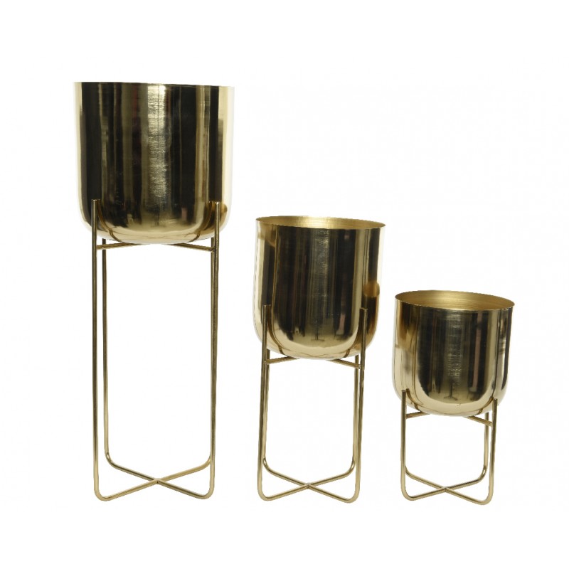 Macetero hierro con pie