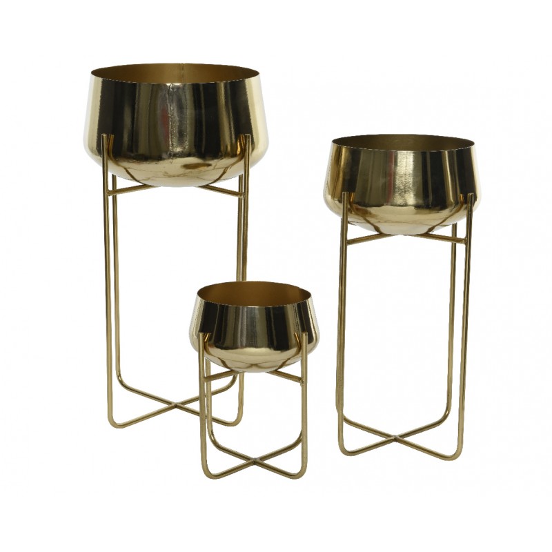 Macetero hierro con pie